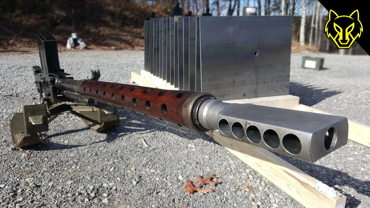 20mm anti-tank rifle tries to punch through 16 steel plates | Blade City