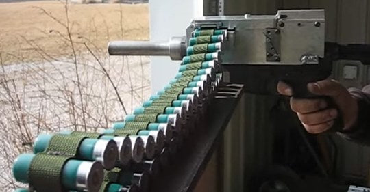 Watch the belt-fed 12 gauge you need to see in action (VIDEO) | Blade City