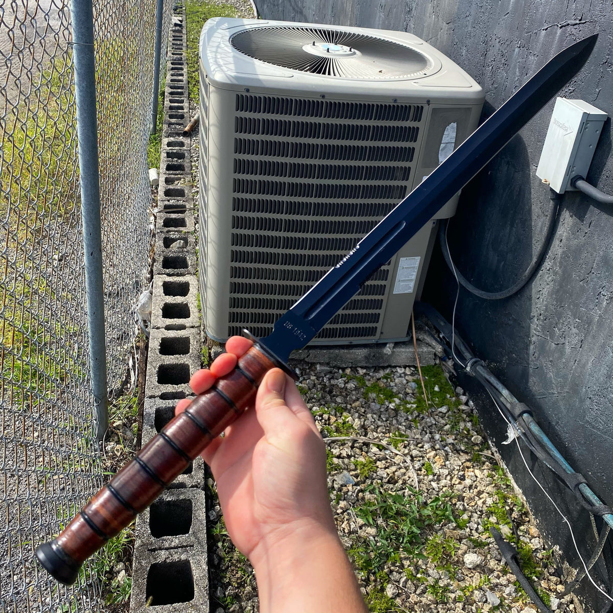 1942 Double-Edge Marine Combat Sword And Sheath | Blade City