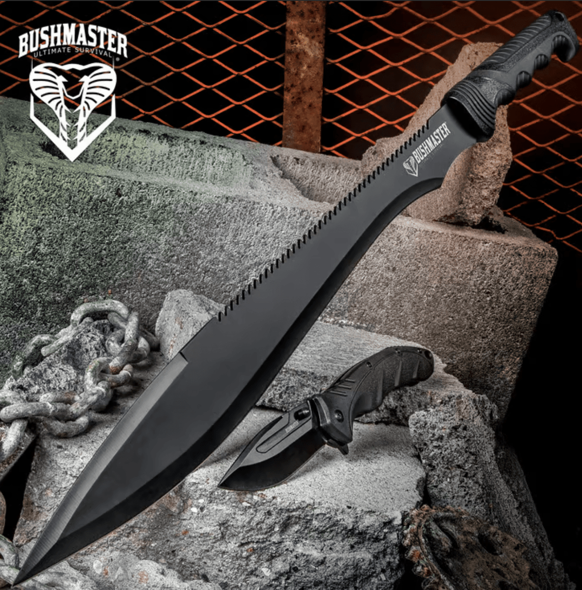 2-Piece Bushmaster Cobra Strike Tactical Knife Set | Blade City
