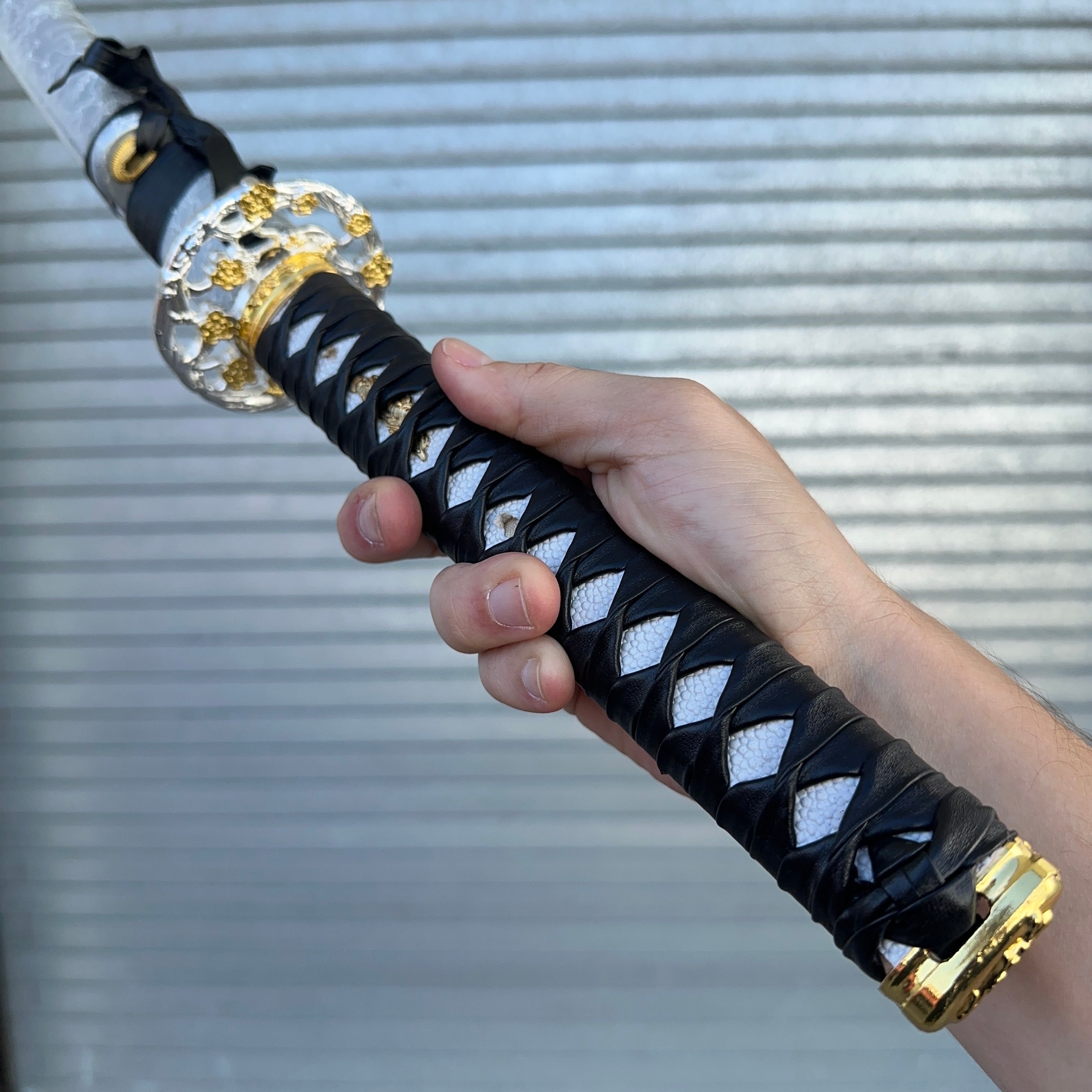 41″ 65Mn Spring Steel Blue Static Samurai Sword Katana | Blade City