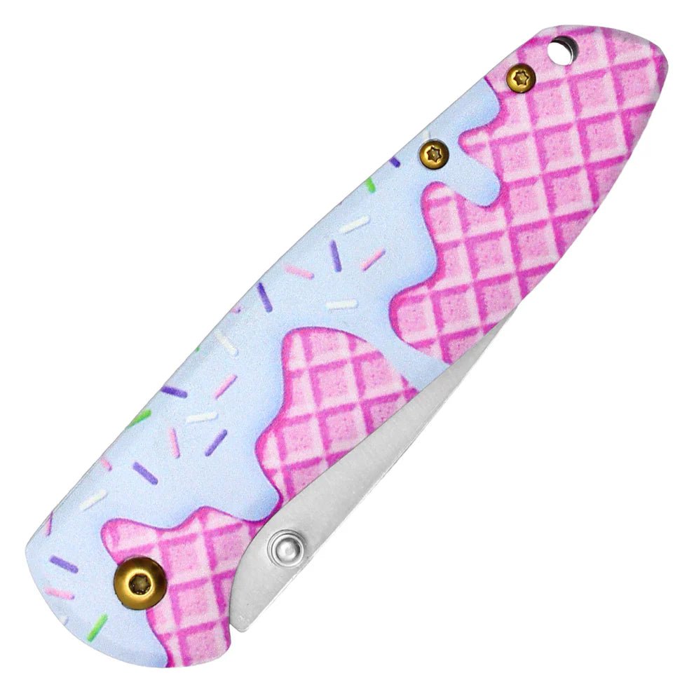 Assisted Sprinkles Donut Knife 7.5" inch Waffle | Blade City
