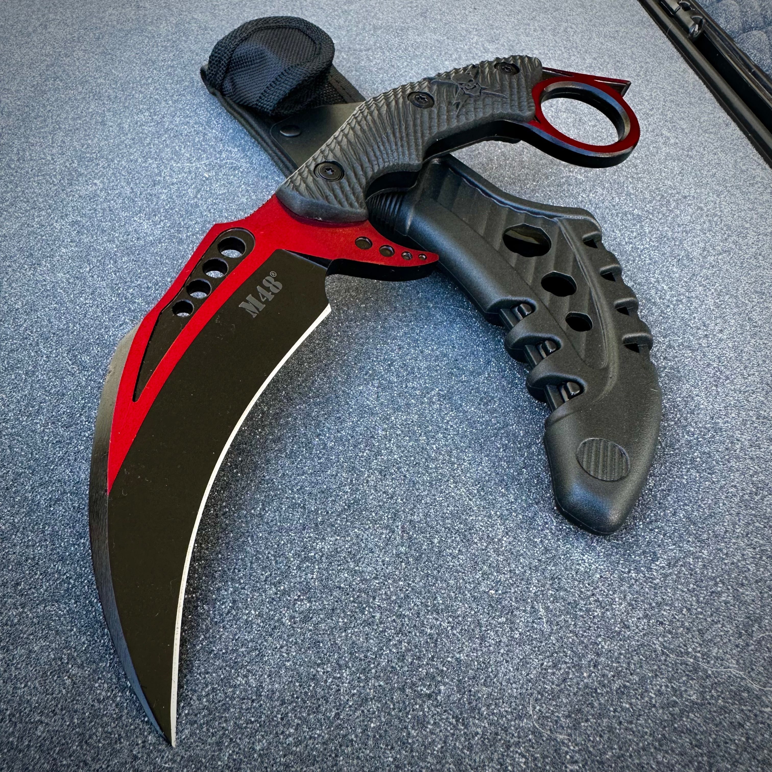 Cardinal Sin Red Mayhem Knife Collection Sold Separately | Blade City