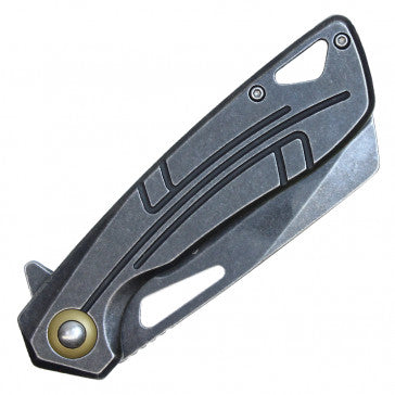 Compact Cleaver Folding Knife - 7.75” with Framelock & Pocket Clip ...