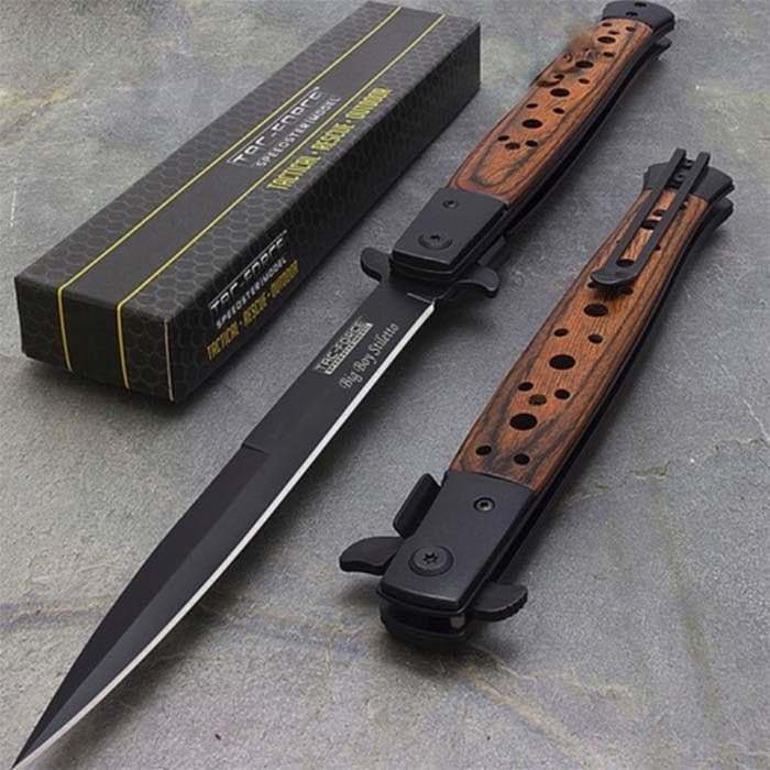Tac Force 13 inch 'Big Boy" Wooden Stiletto | Blade City