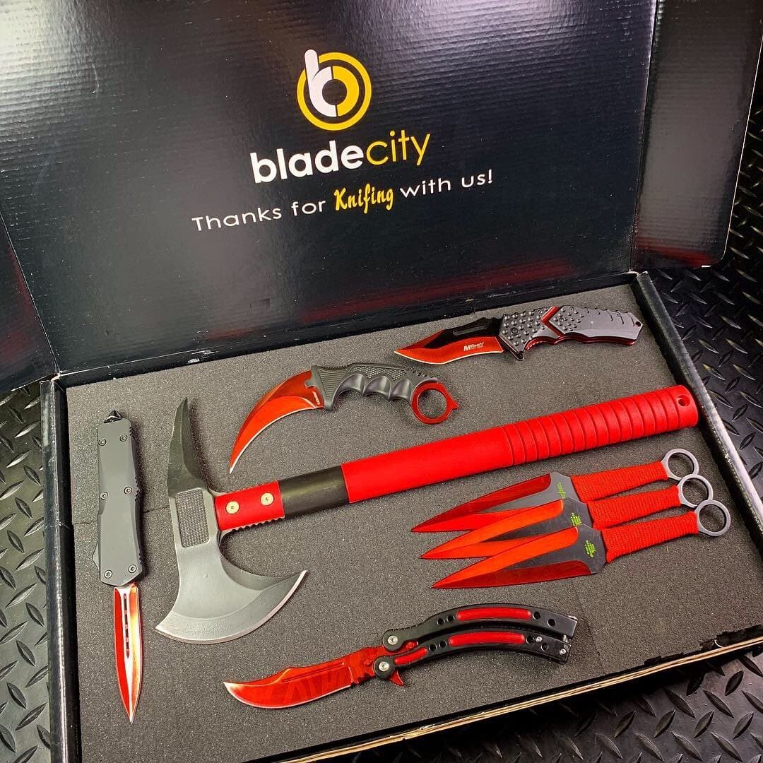 Atomic Red Elite Knife Box | Blade City