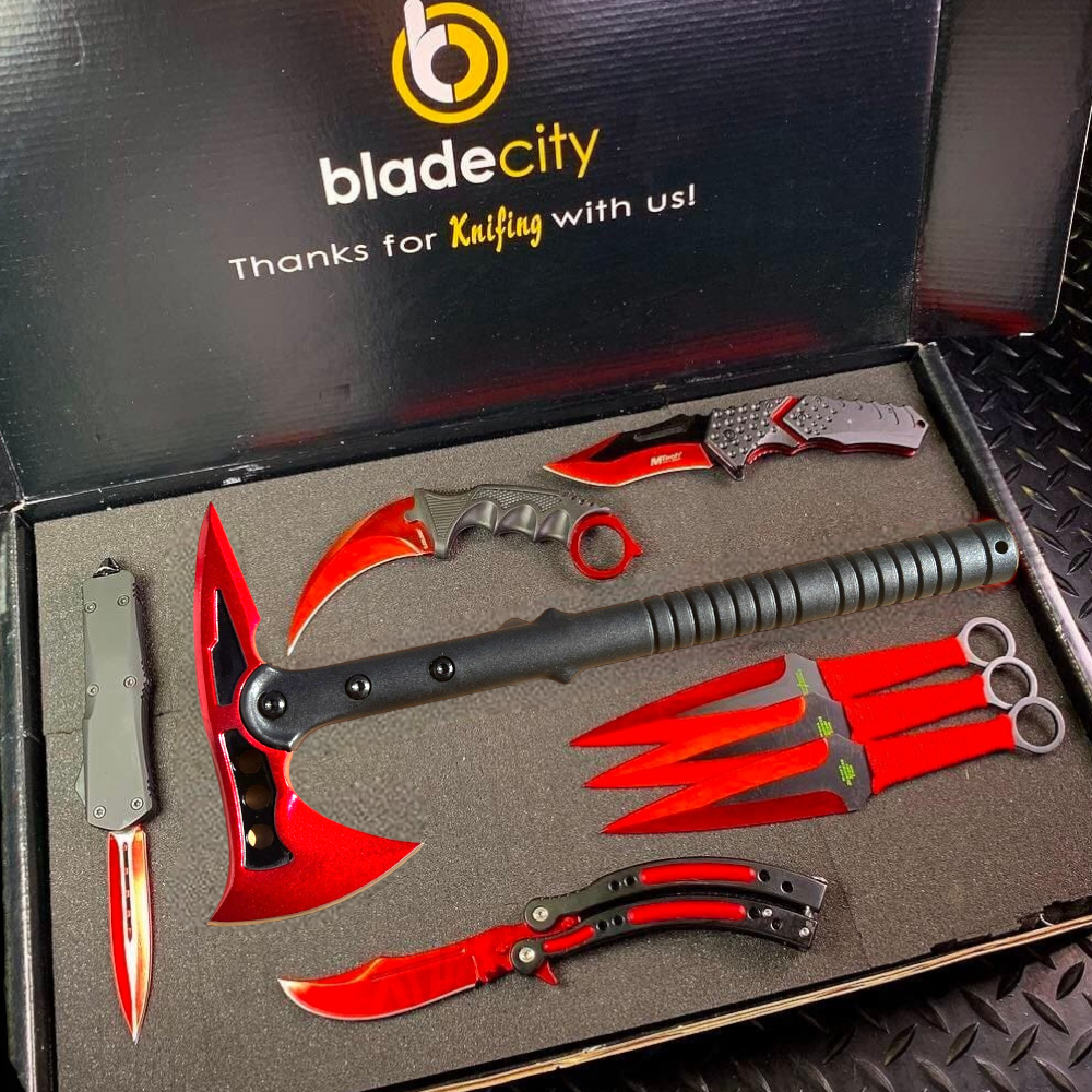 Atomic Red Elite Knife Box | Blade City