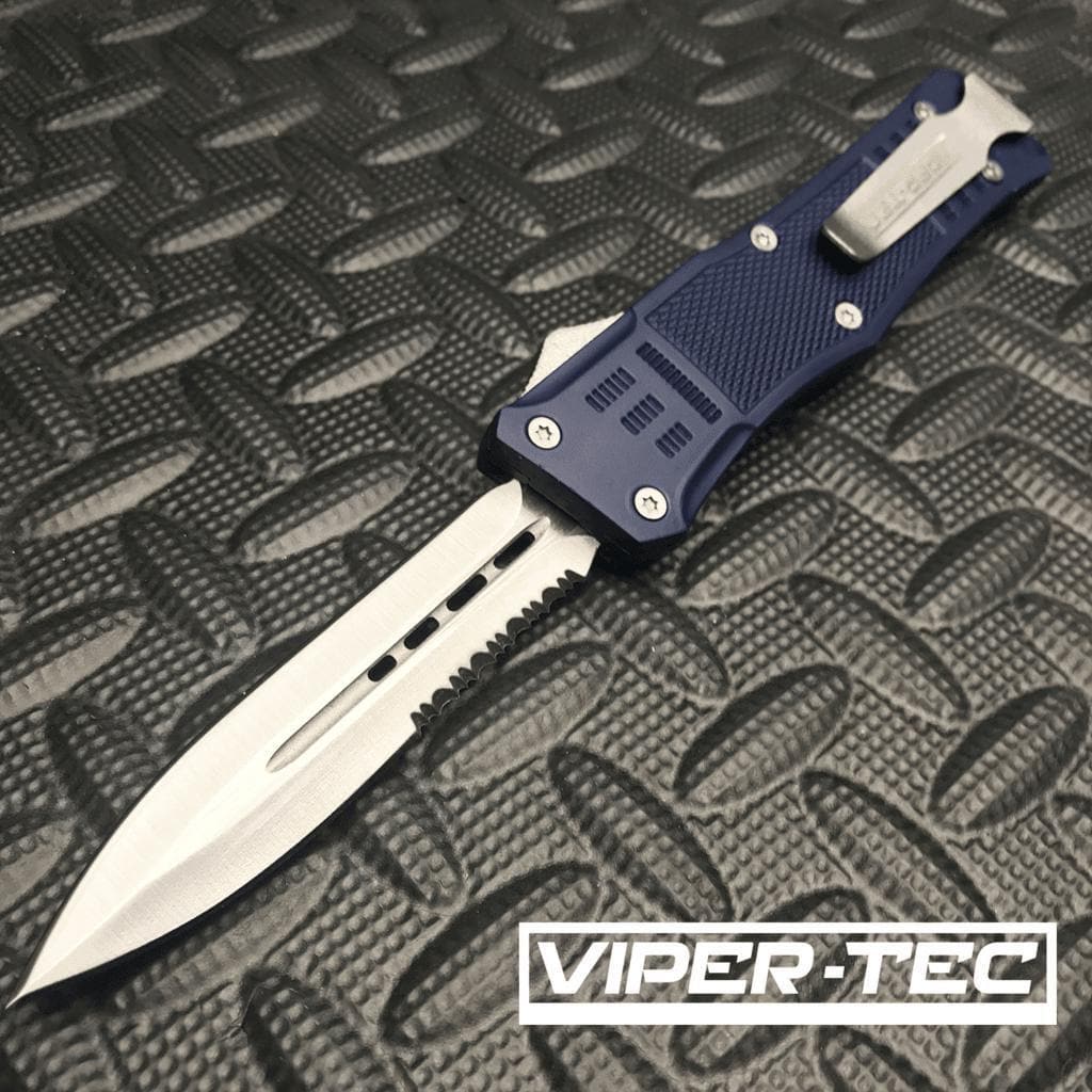 Blue Phantom OTF Knife - Viper Tec | Dual Action Blade | Blade City