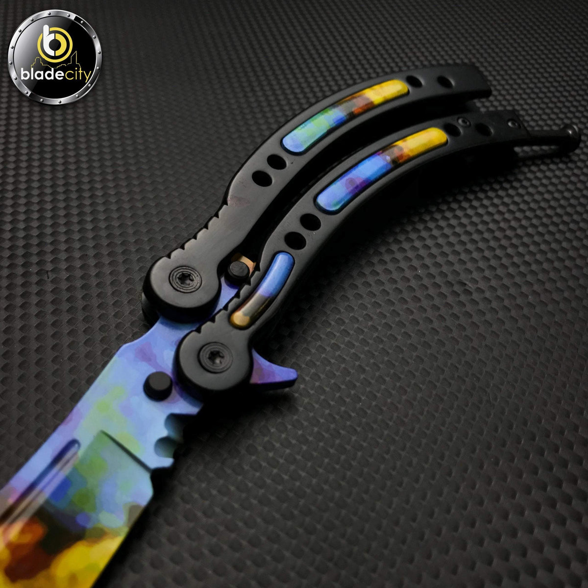 Case Hardened Butterfly Trainer | Quality Built Balisongs - Blade City