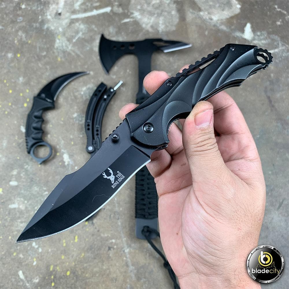 *Flash Sale* Black 5-Piece Knife Set | Blade City