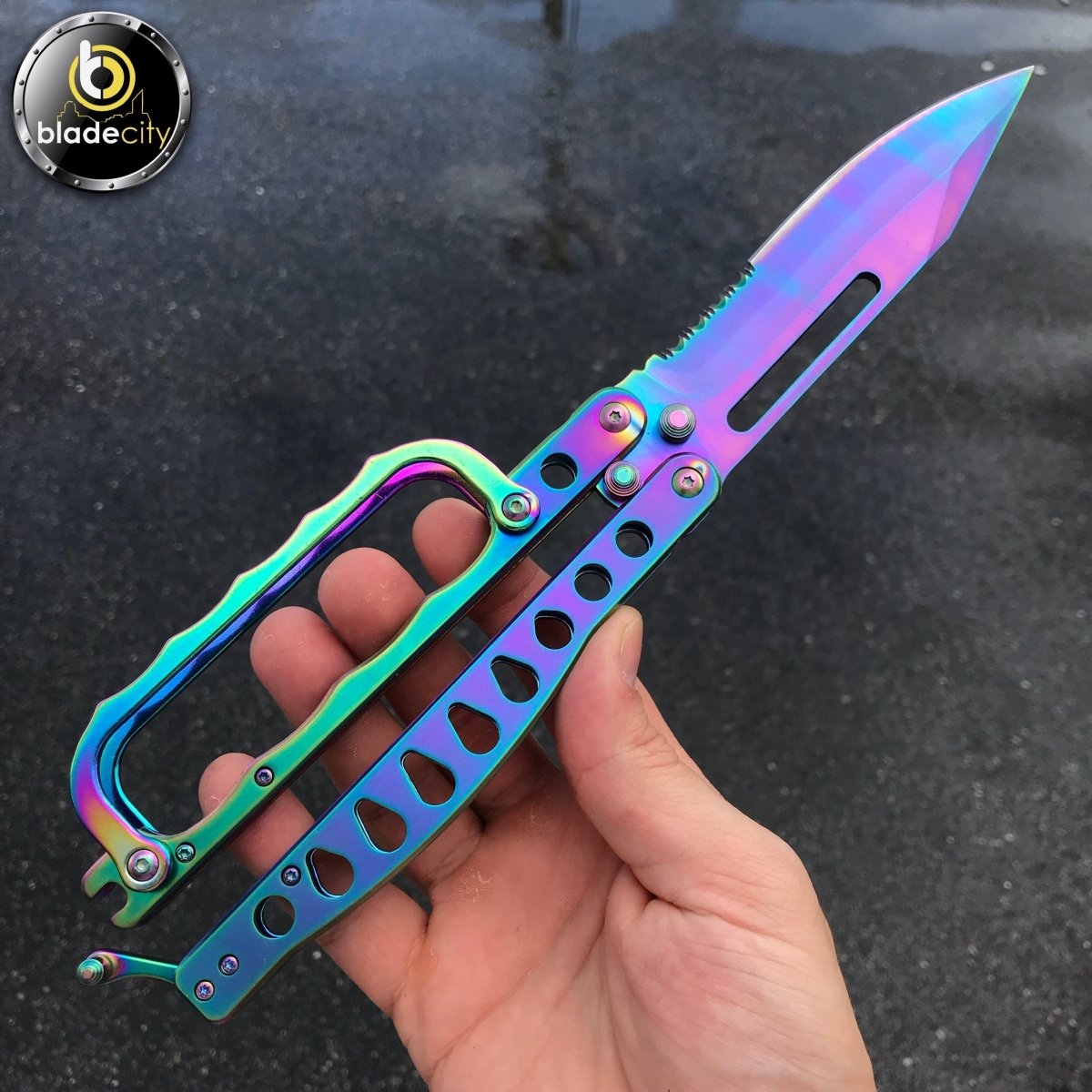 Plasma Titan Butterfly Knife | Blade City