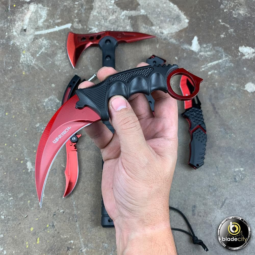 Red Magma 5-Piece Knife Set | Blade City