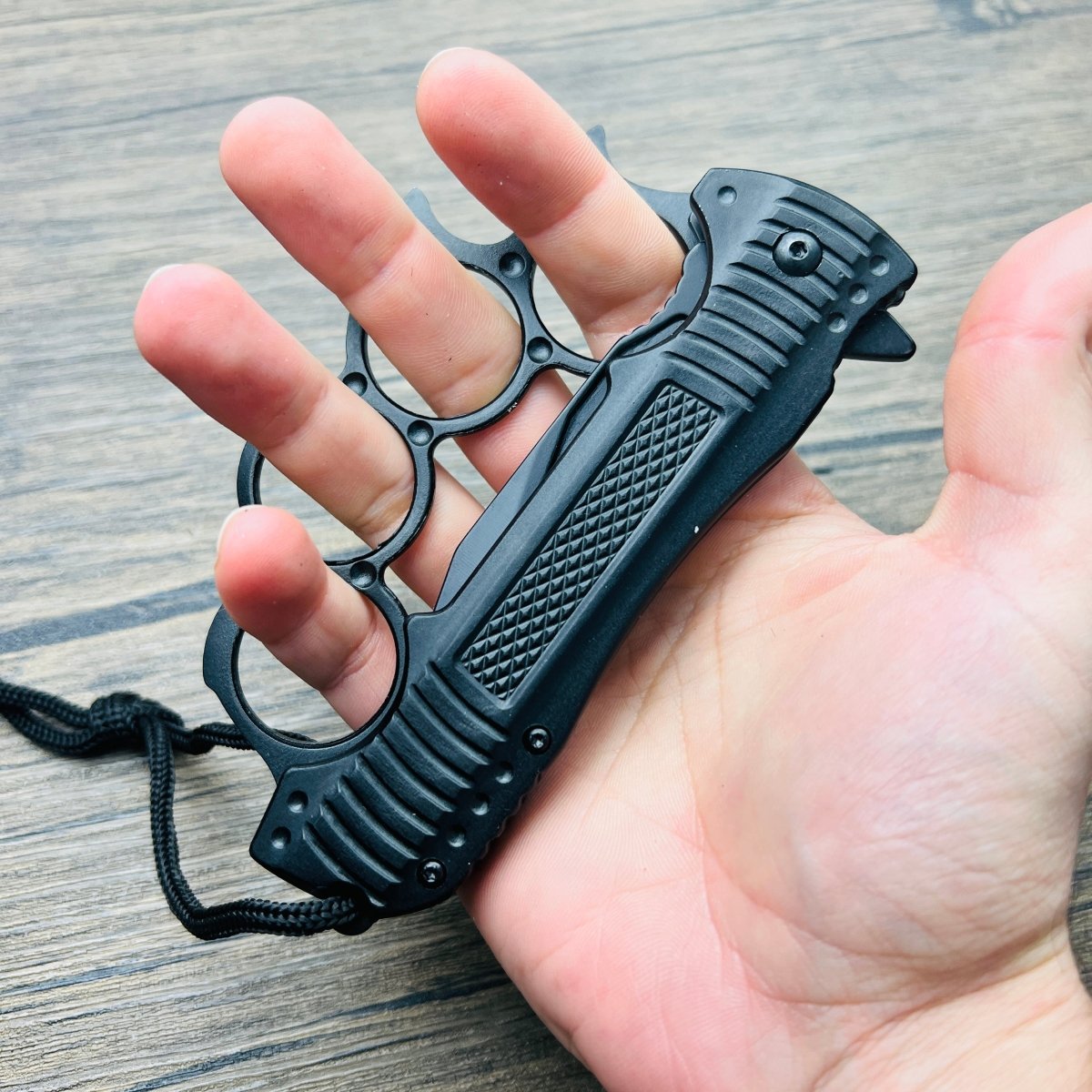 Diablo Brass Knuckle Knife Spring Assisted Folder | Blade City