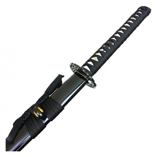 Fire Damascus Hand Forged Carbon Steel Katana | Blade City