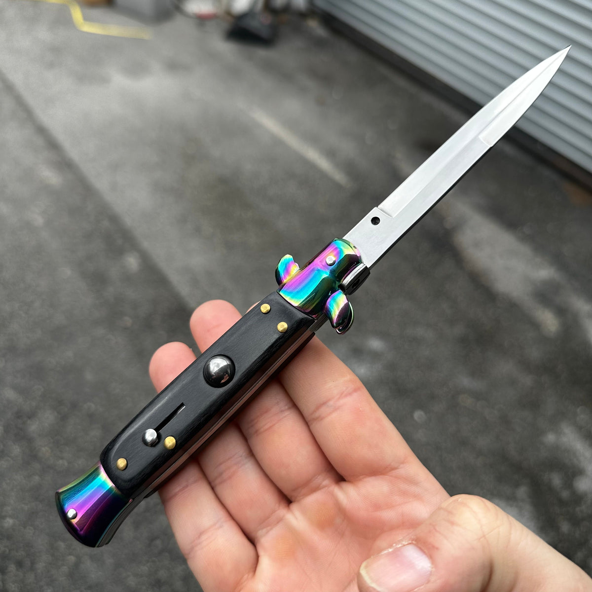 Plasma OG Italian Stiletto Switchblade Knife | Blade City