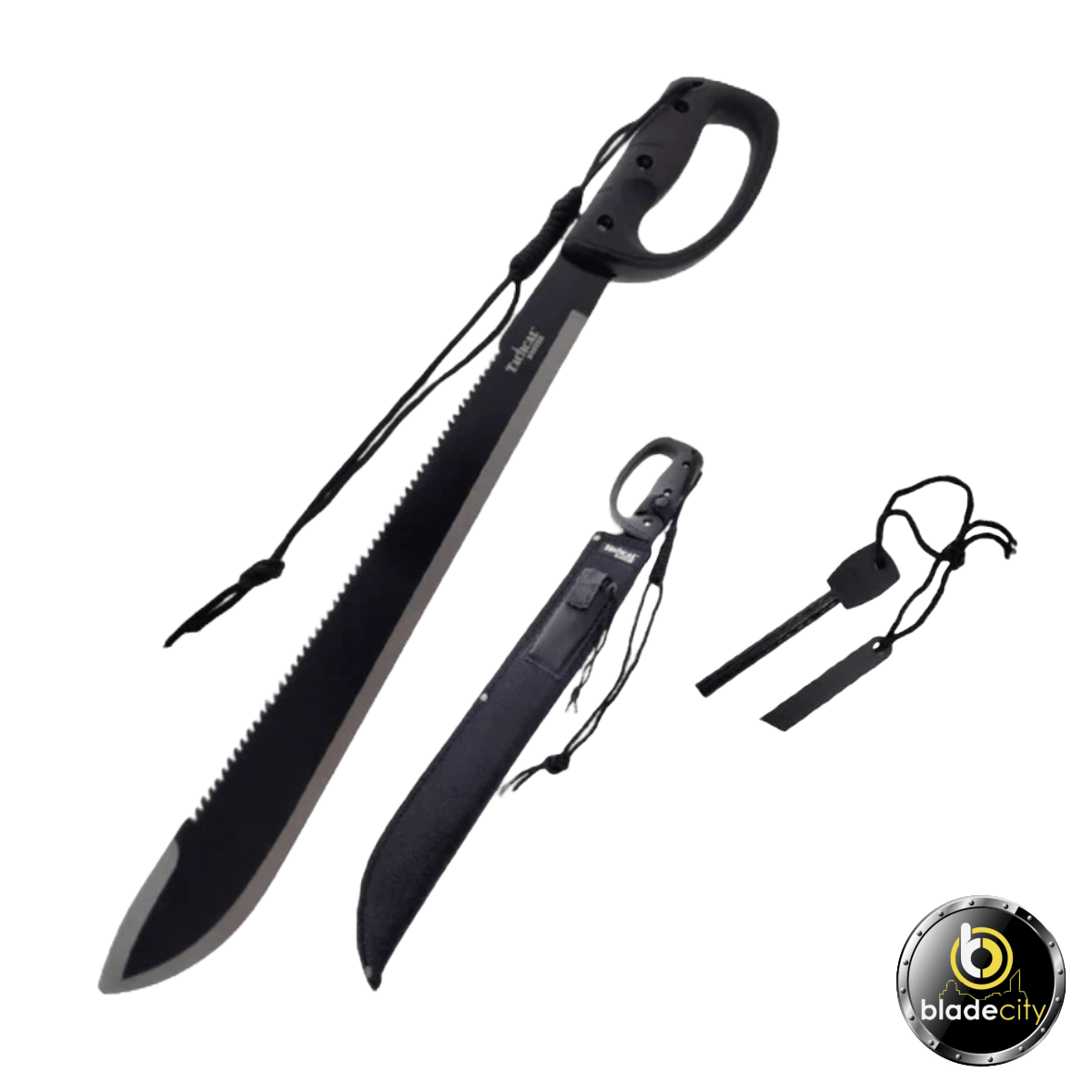 Jungle Machete w/ Fire Starter & Sharping Stone | Blade City