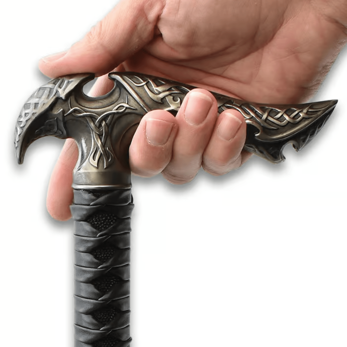Kit Rae Black Axios Sword Cane - 1045 Carbon Steel Blade | Blade City
