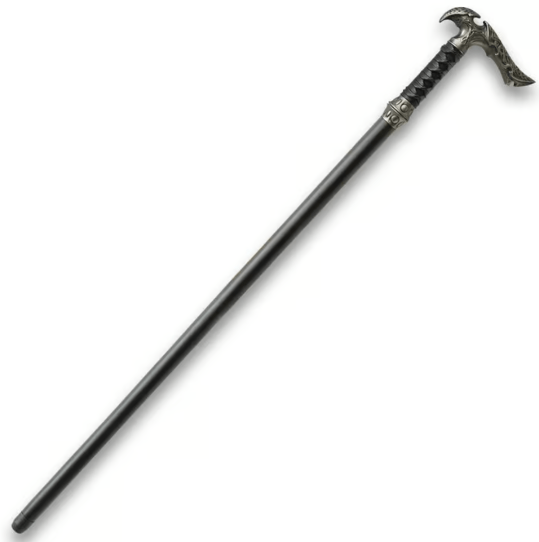 Kit Rae Black Axios Sword Cane - 1045 Carbon Steel Blade | Blade City