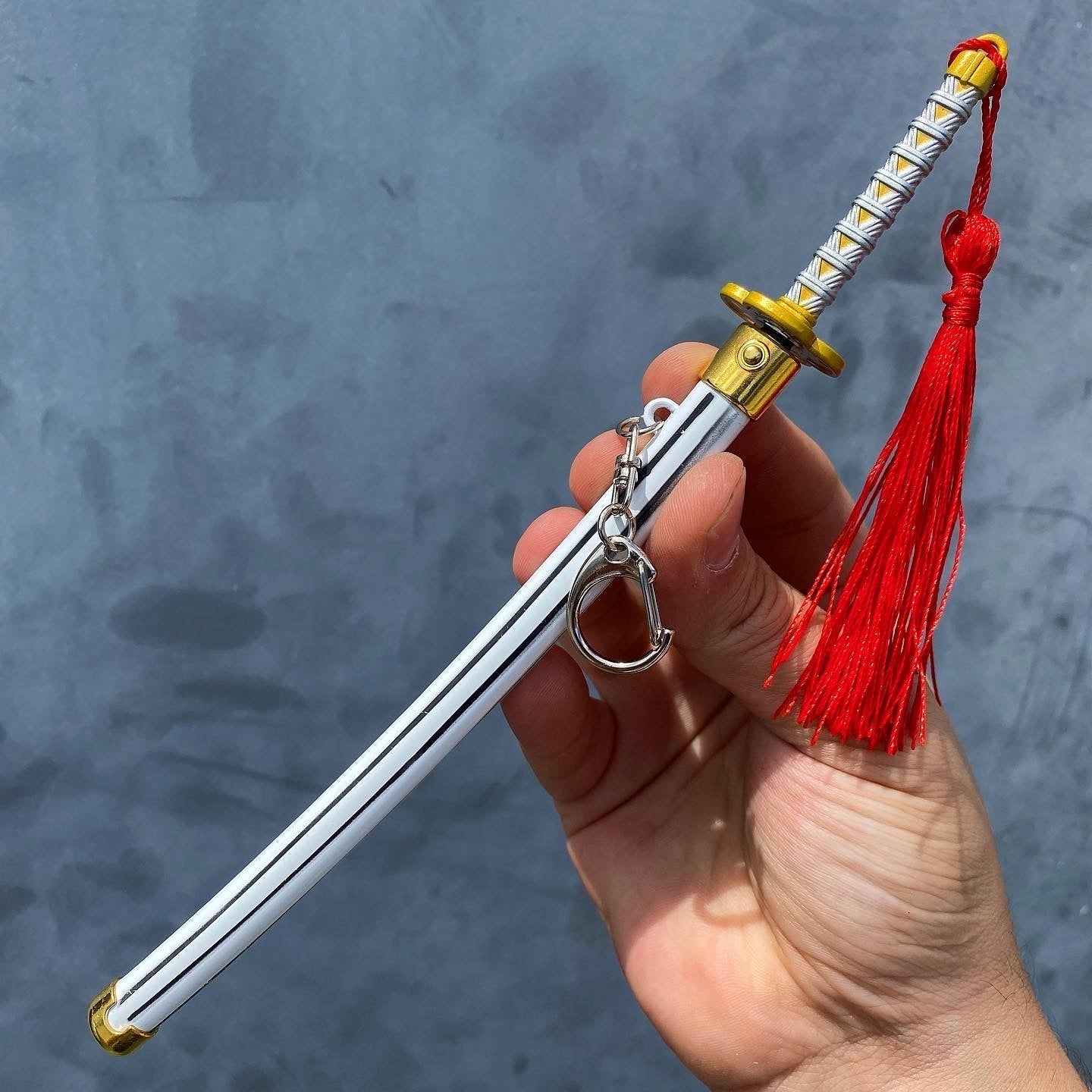 Micro Zenitsu Nichirin Katana + Stand | Blade City