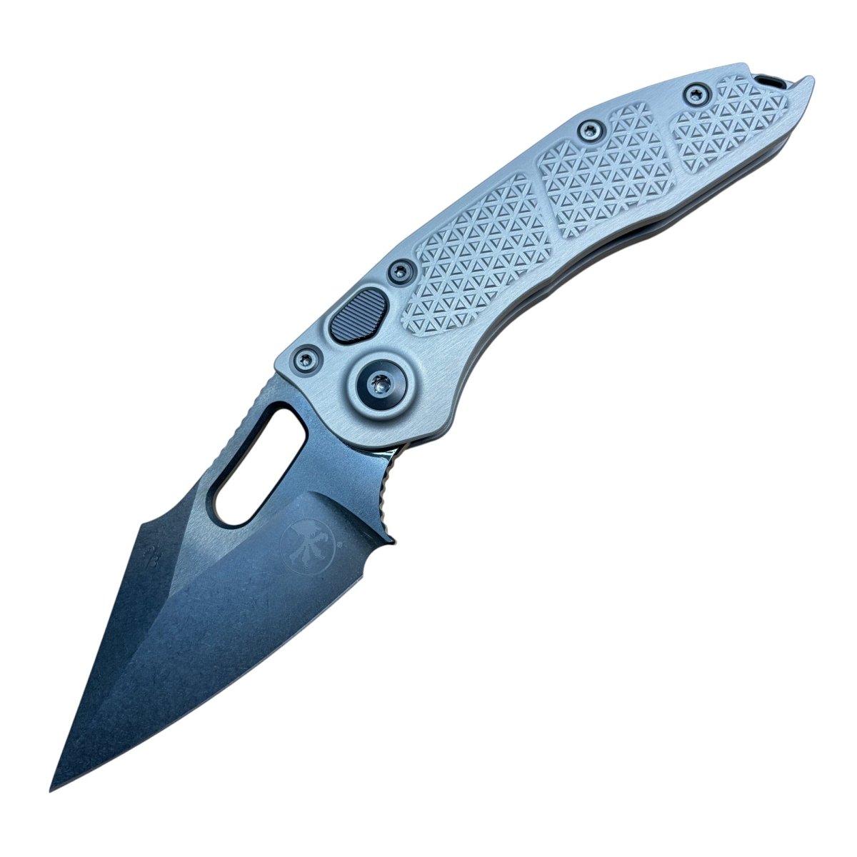 Microtech Stitch S/E Signature Series – DLC Blade, Natural Clear Handle ...