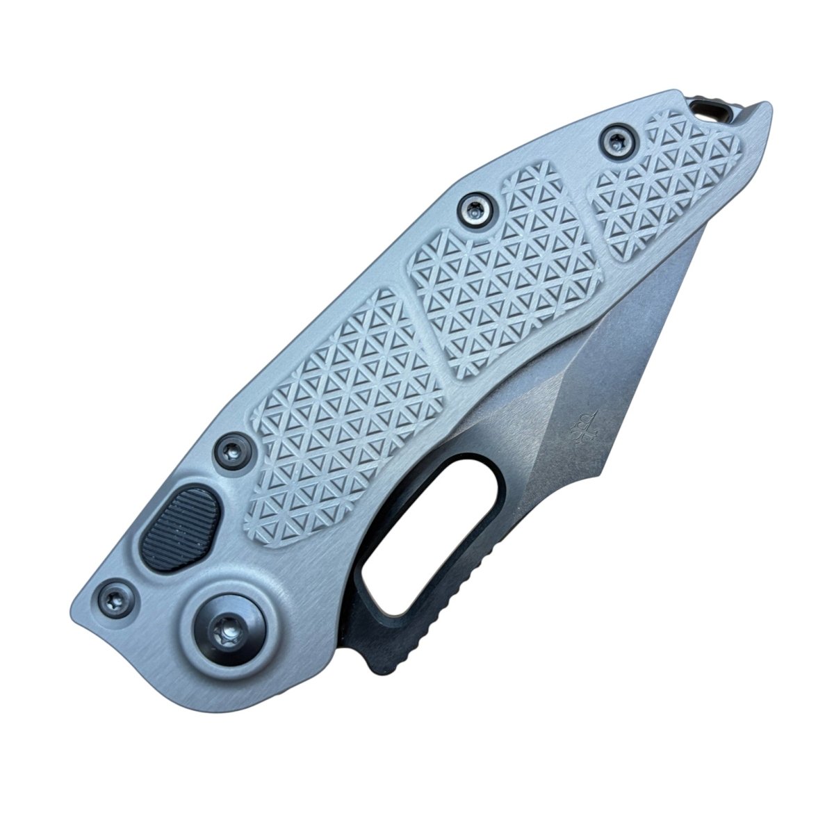 Microtech Stitch S/E Signature Series – DLC Blade, Natural Clear Handle ...