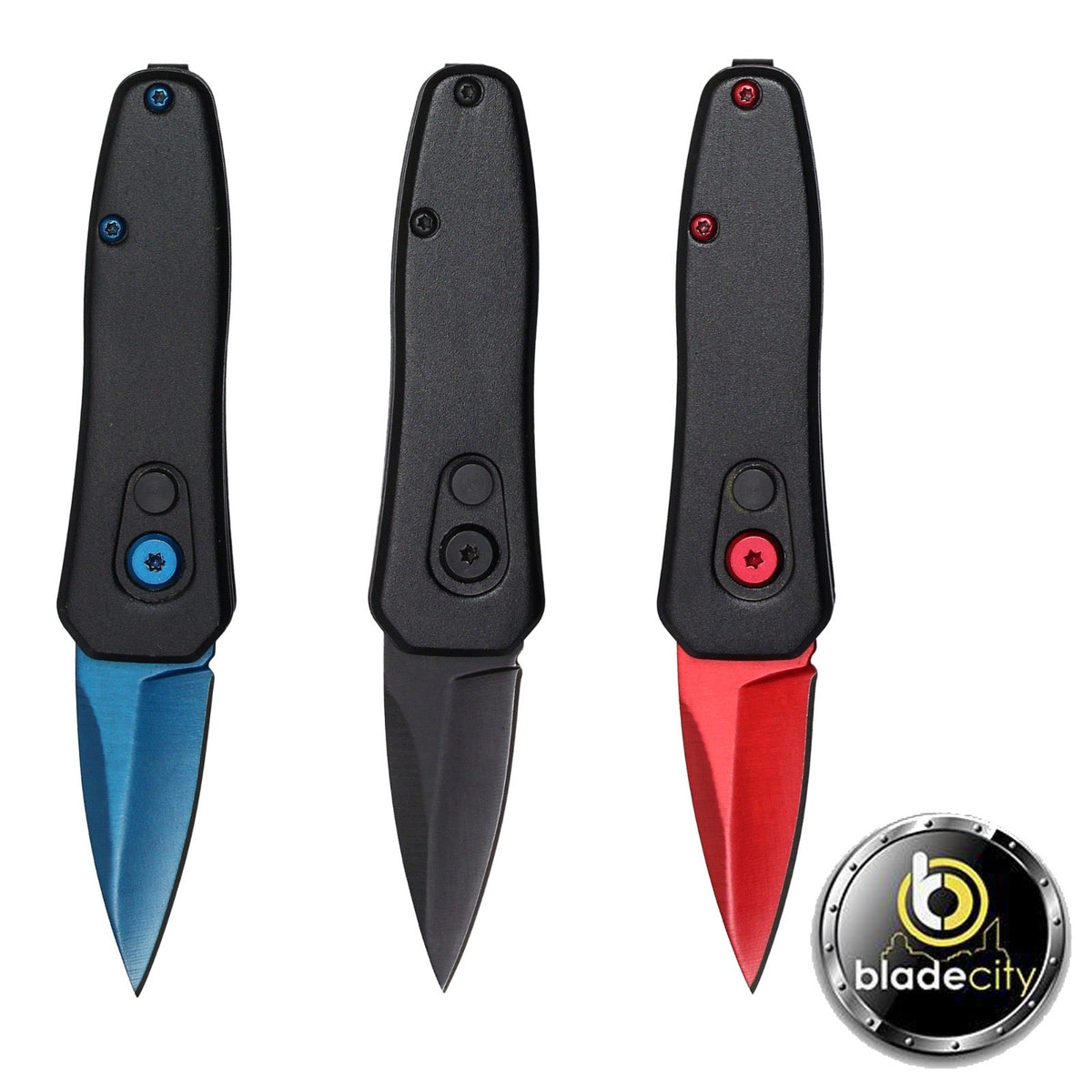 Mini Atomic Dagger Push Button Switchblade Knife | Blade City