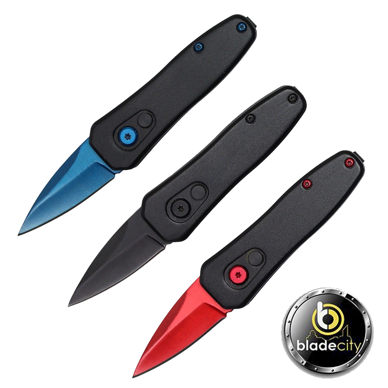 Mini Atomic Dagger Push Button Switchblade Knife | Blade City
