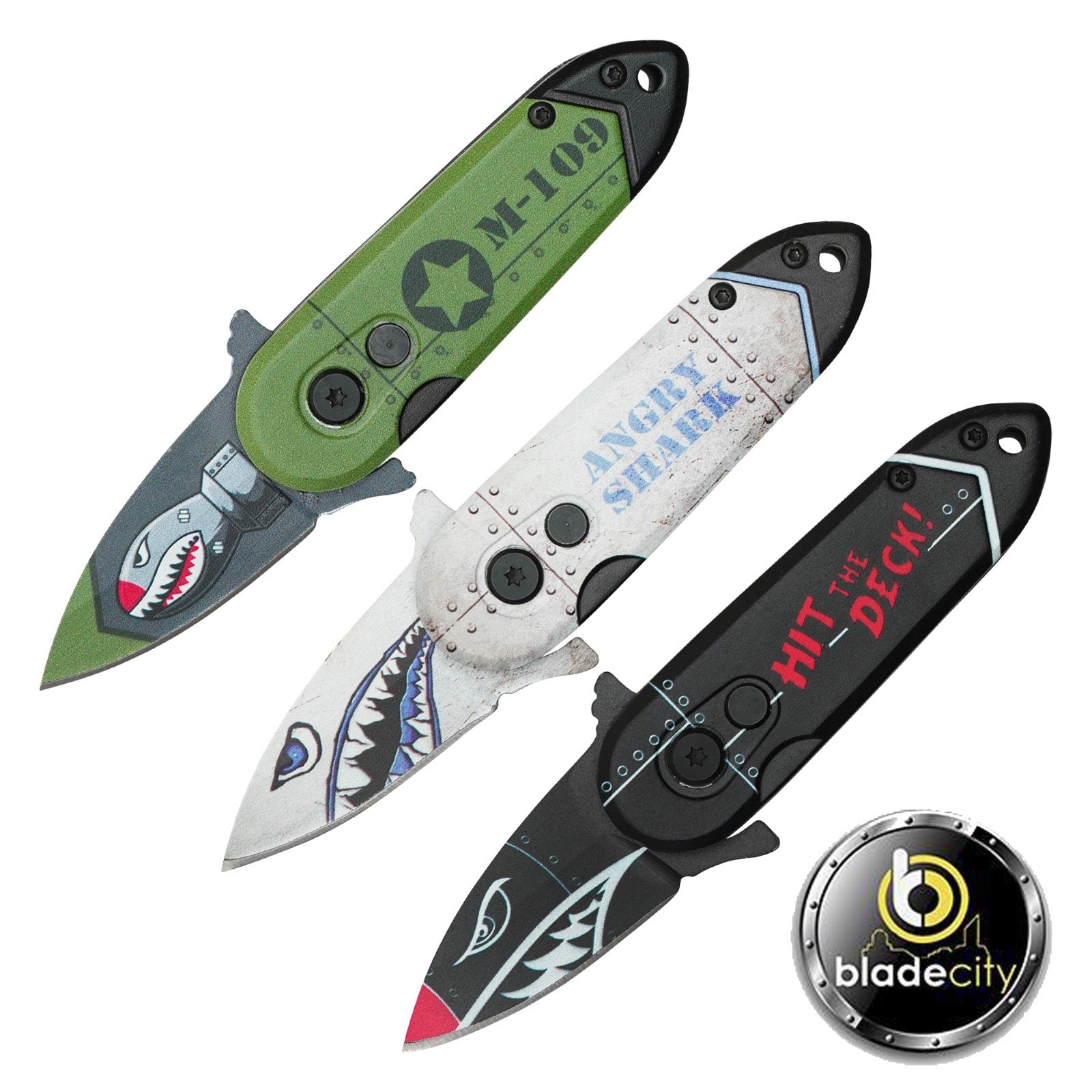 Mini Bomber Push Button Switchblade Knife | Blade City
