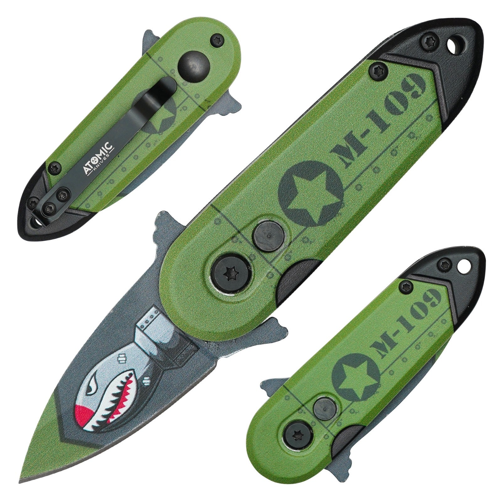 Mini Bomber Push Button Switchblade Knife | Blade City