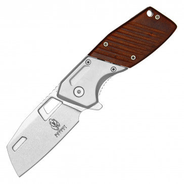 Mini Stub Pocket Knife - 7" Assisted Open with Wood | Blade City