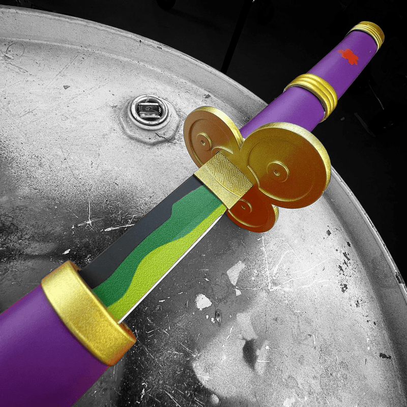 One Piece - Roronoa Zoro's Purple "Enma" Katana (METAL) | Blade City