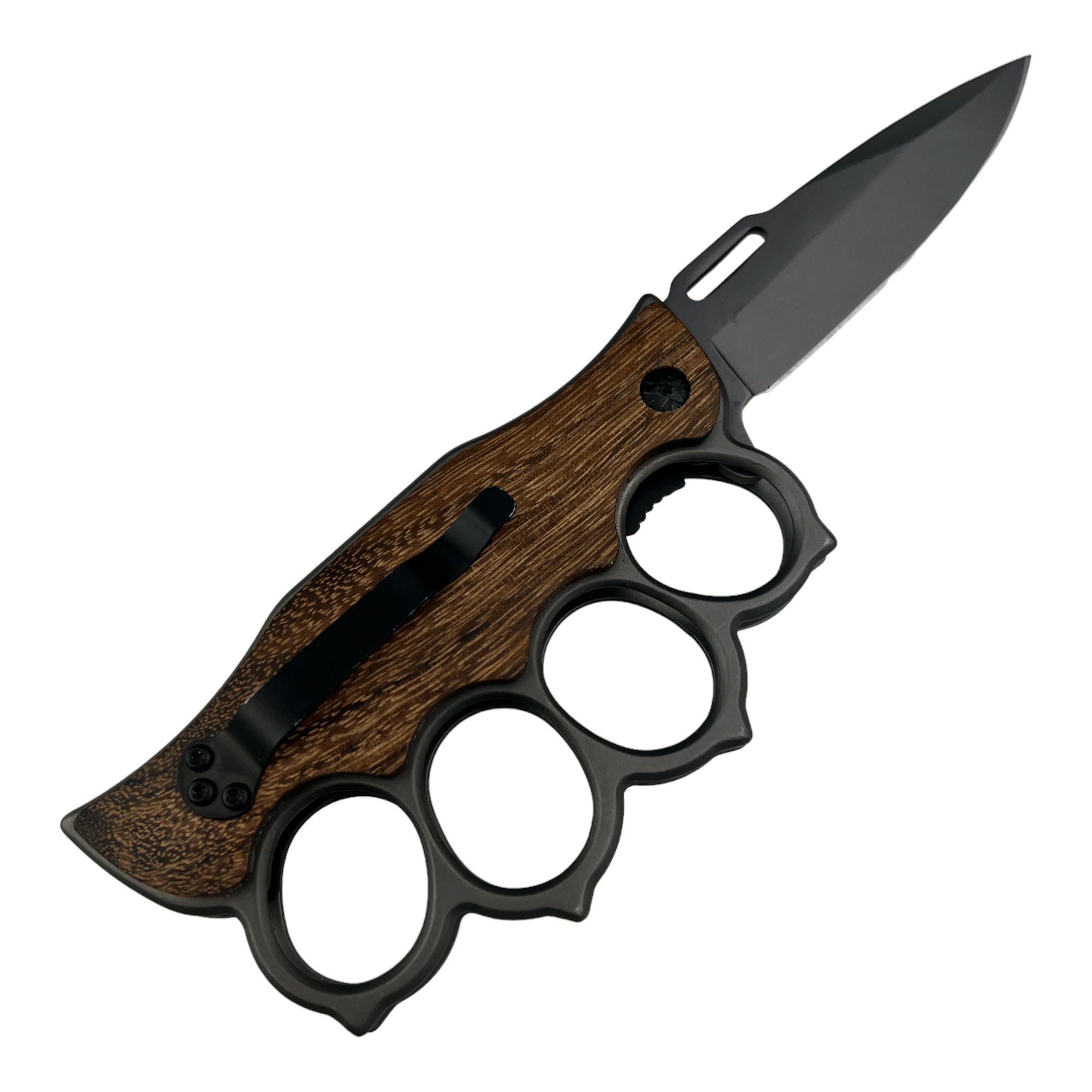 Pakkawood Spring Assisted Trench Knife | Blade City