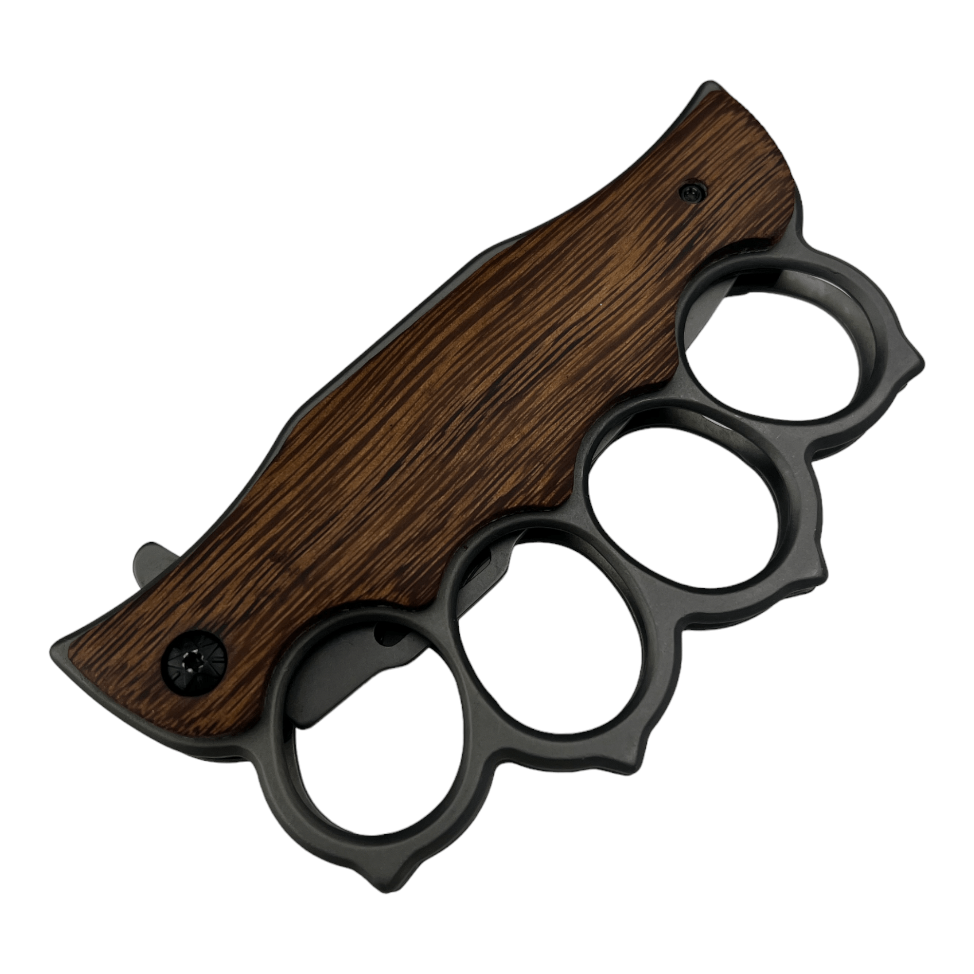 Pakkawood Spring Assisted Trench Knife | Blade City