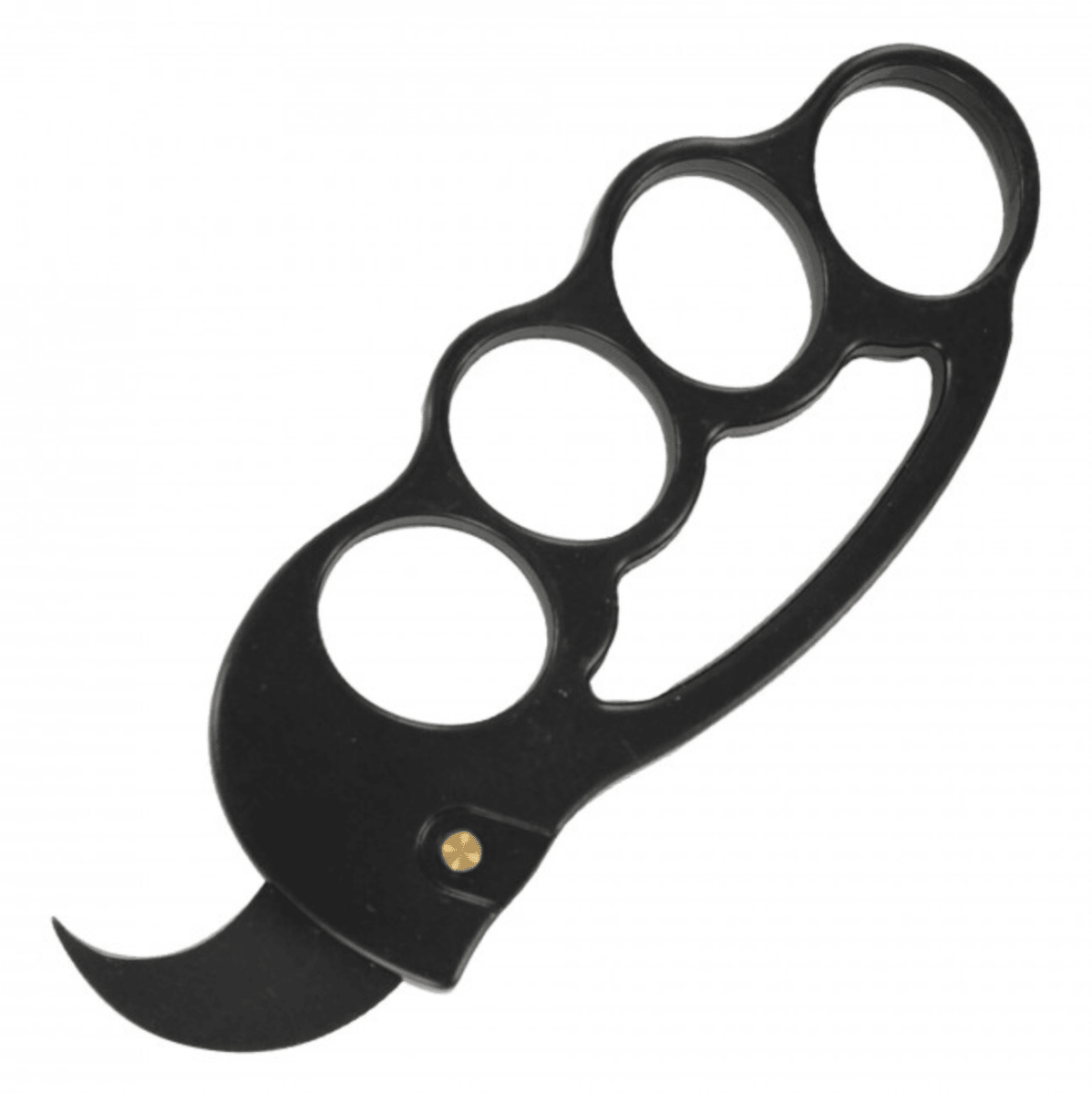 Paper Weight Knuckle w/ Push Button Auto Hawkbill Blade | Blade City