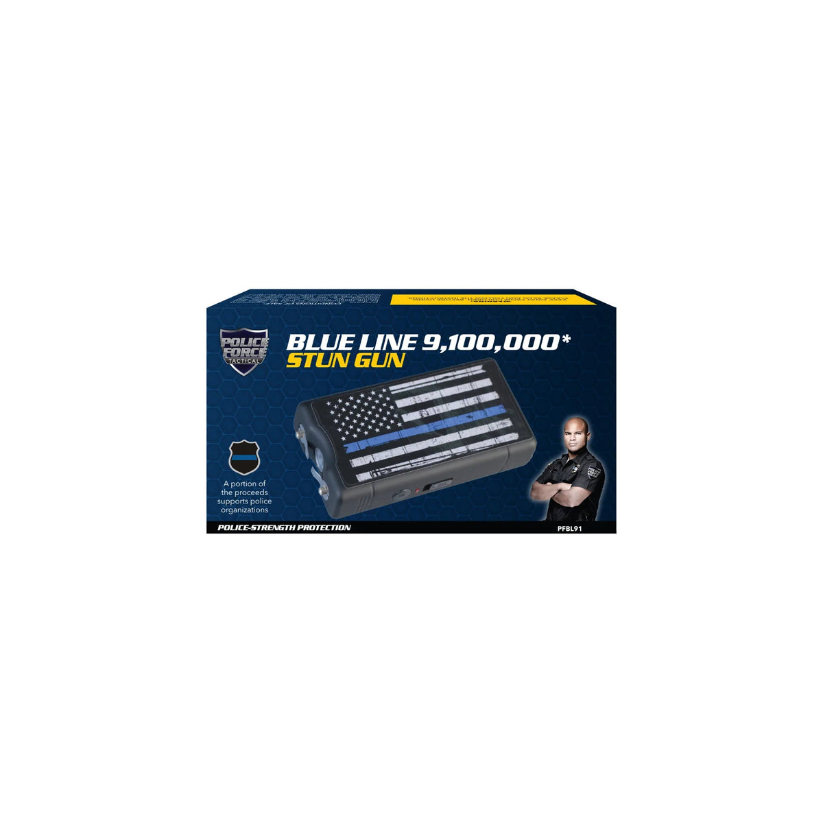 Police Force Blue Line Stun Gun | Blade City