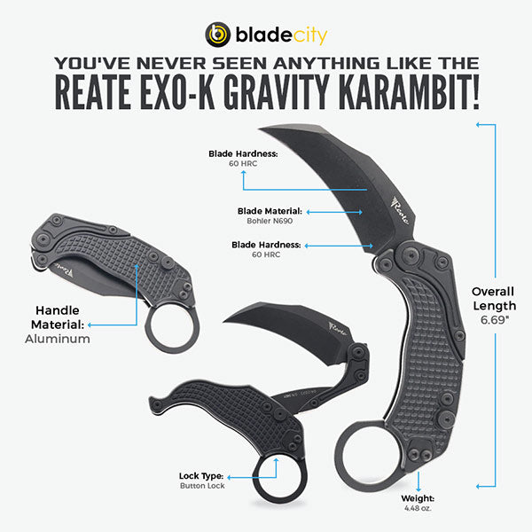 Shop Reate EXO K Gravity Karambit | Blade City