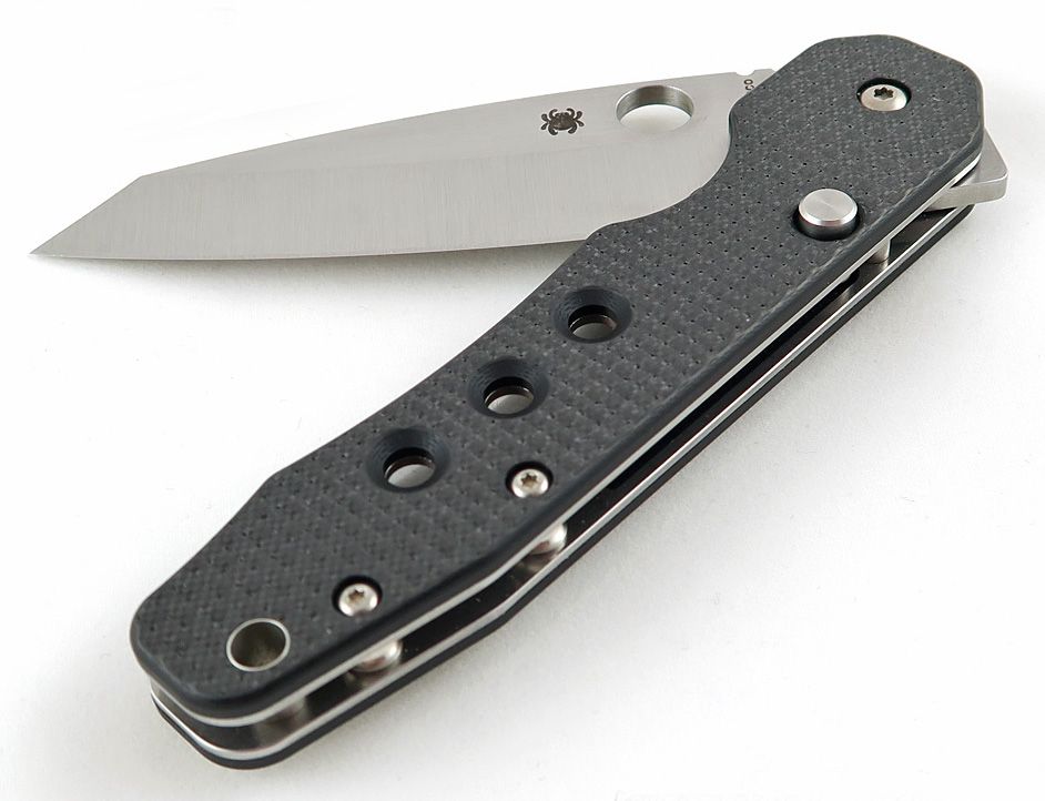 Spyderco Smock Compression Lock Knife Carbon Fiber (3.4" Satin) | Blade ...
