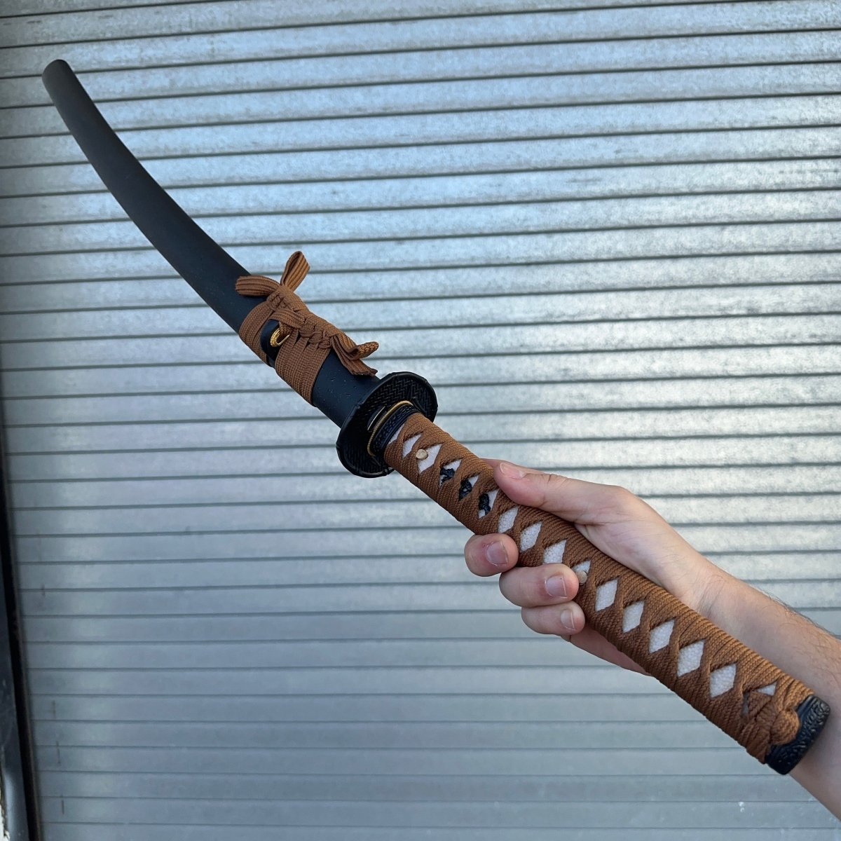 T10 Carbon Steel Bamboo Tsuba Samurai Katana Sword | Blade City