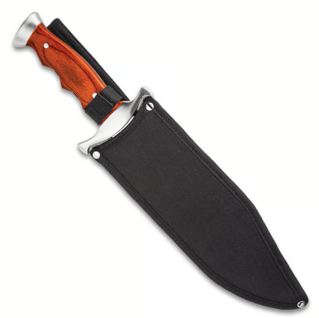 Timber Rattler Sinful Spiked Bowie Knife With Nylon Sheath | Blade City