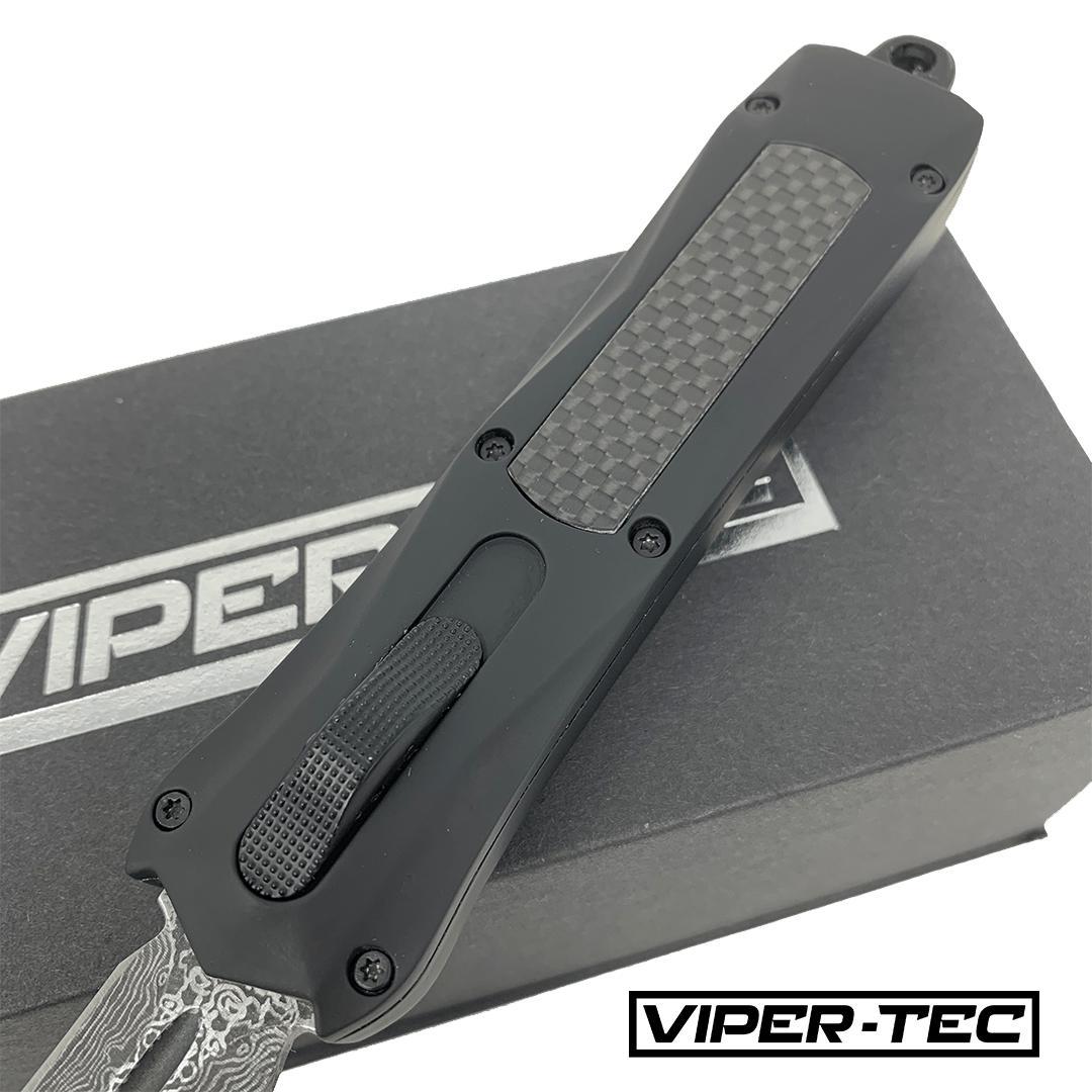 VIPER TEC ZEDD REAL DAMASCUS OTF - DUAL ACTION | Blade City